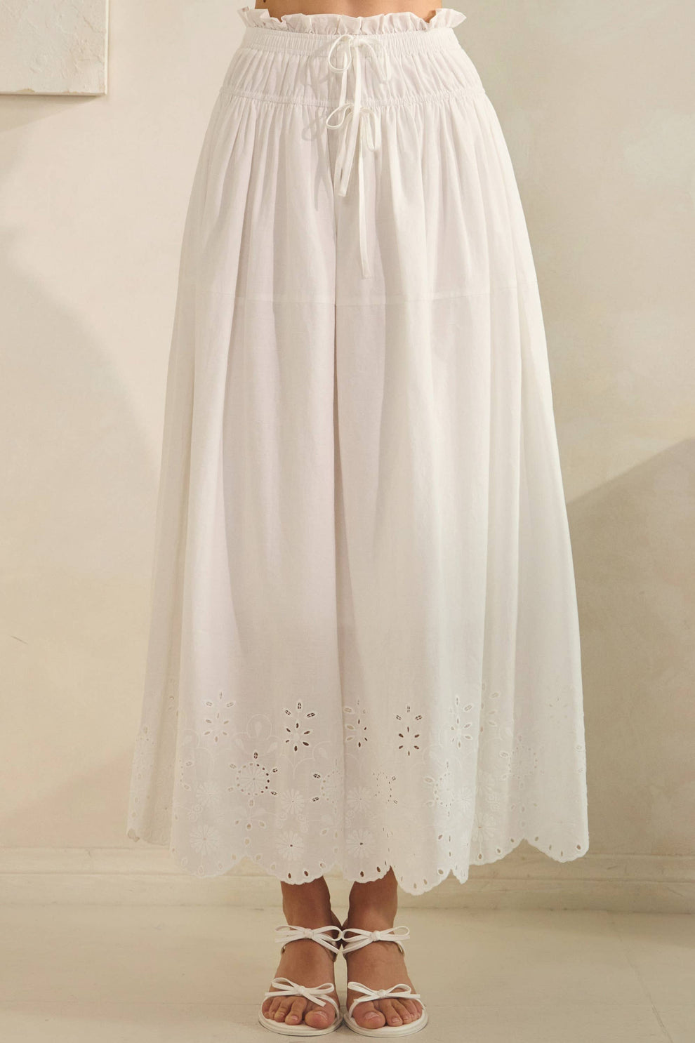 Eyelet Midi Skirt – Franklin And Rose
