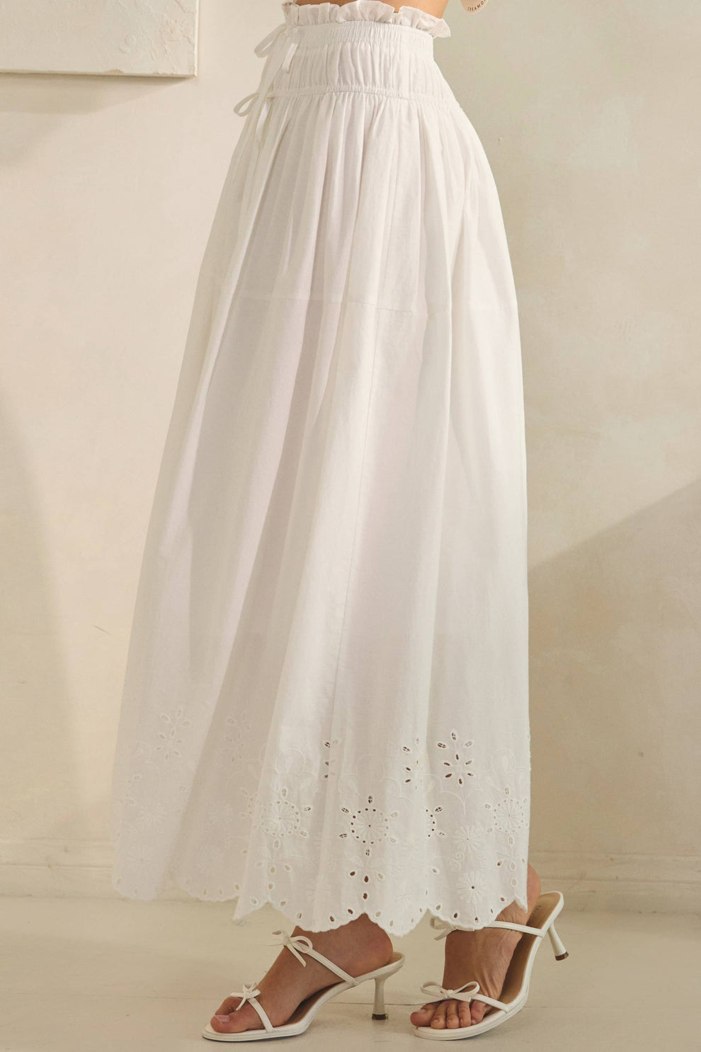 Eyelet Midi Skirt – Franklin And Rose